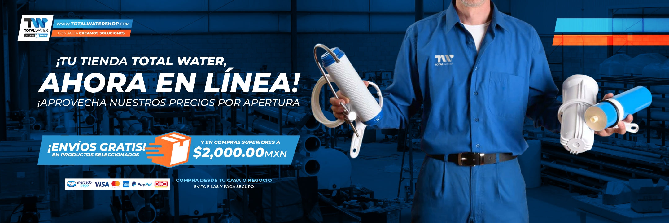Total Water Shop - ¡Tu sucursal Total Water, ahora en línea!